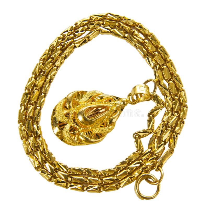 Gold chain stock image. Image of decorate, glitter, gilt - 526019