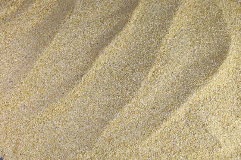 Fine Golden Sand in the Form of Waves on the Beach Stock Photo - Image ...