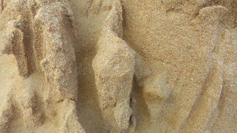 Fine Golden Sand is an Important Element of Nature Stock Photo - Image ...
