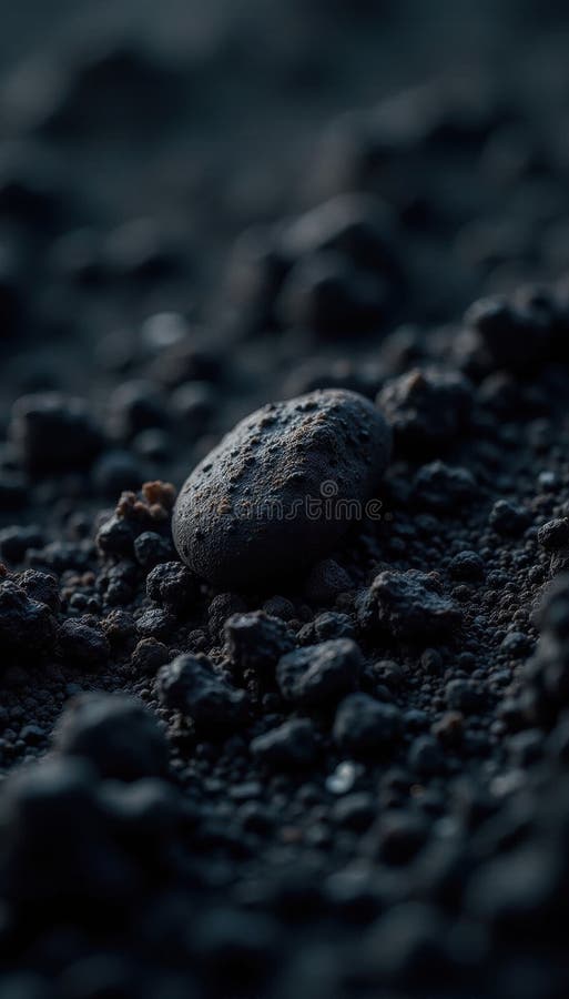 Fine-grained Dark Soil Smooth Texture Moist Dark Smooth Garden Stock ...