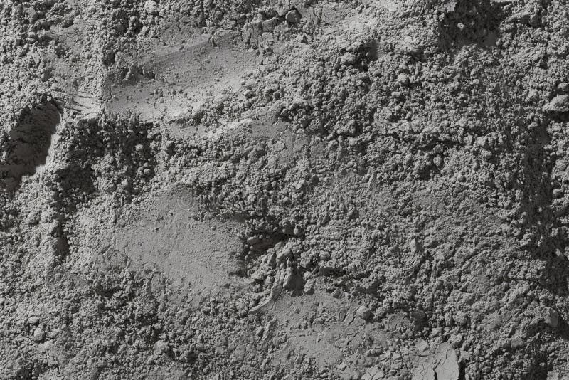 Fine-grained Sand Ground and Various Traces on it Stock Photo - Image ...