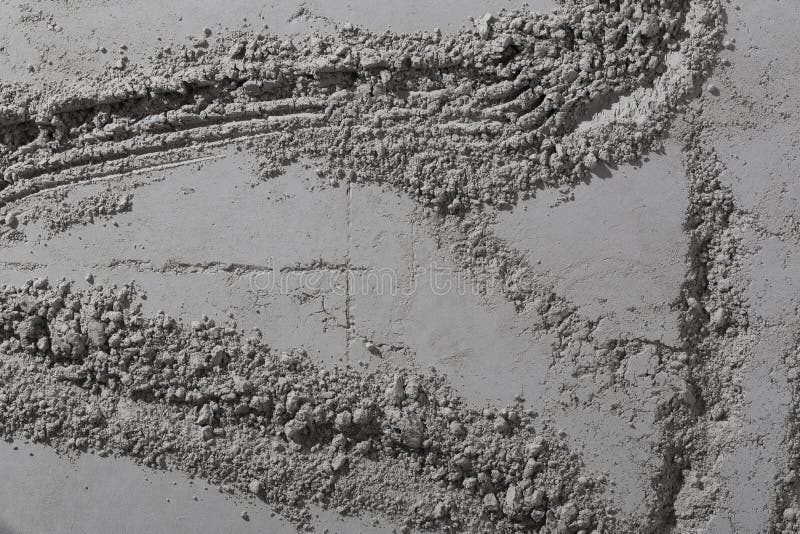 Fine-grained Sand Ground and Various Traces on it Stock Photo - Image ...