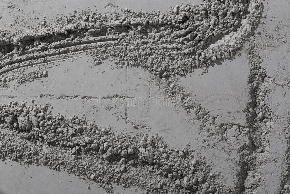 Fine-grained Sand Ground and Various Traces on it Stock Photo - Image ...