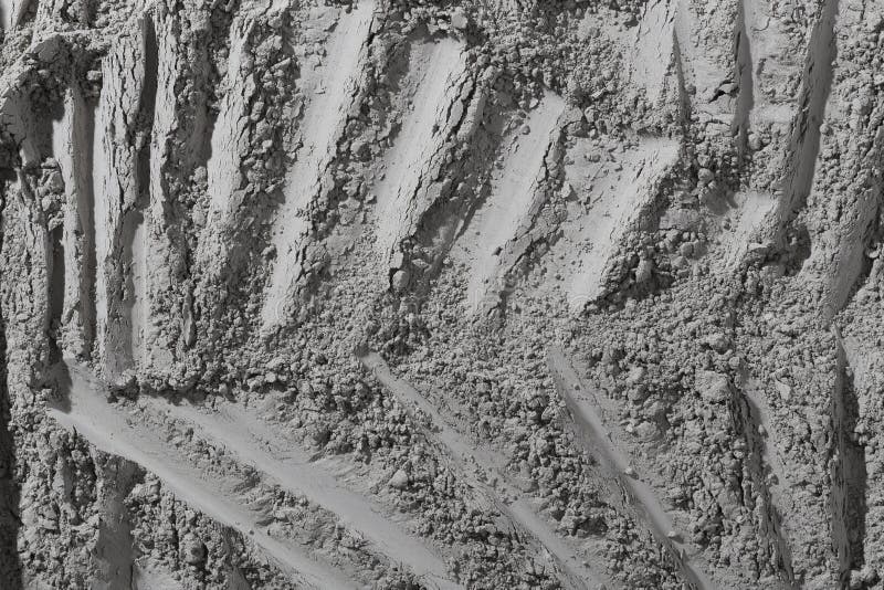 Fine-grained Sand Ground and Various Traces on it Stock Image - Image ...