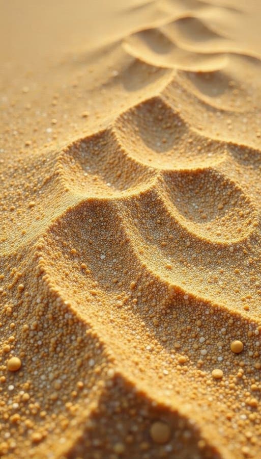 Fine Grained Sand Showing Subtle Wave Patterns , Earth, Serene, Detail ...