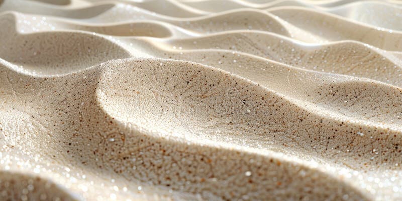 Fine-grained Sand Texture Displaying Intricate Patterns Under Natural ...