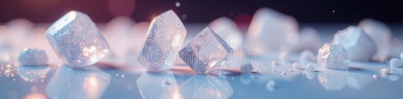 Fine, Grainy Crystals; Bright White, Reflective Surface , Still Life ...