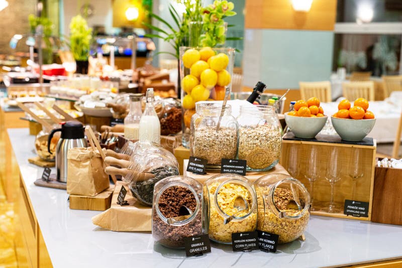 Breakfast Buffet Concept stock image. Image of food - 175146923