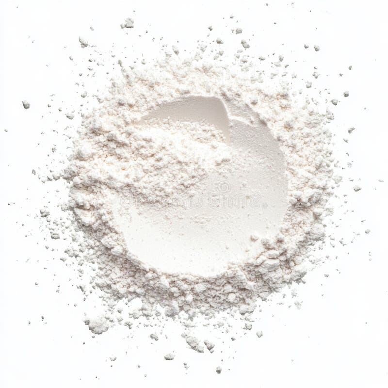 Iridescent Pearl Powder Isolated on a White Background Stock Image ...