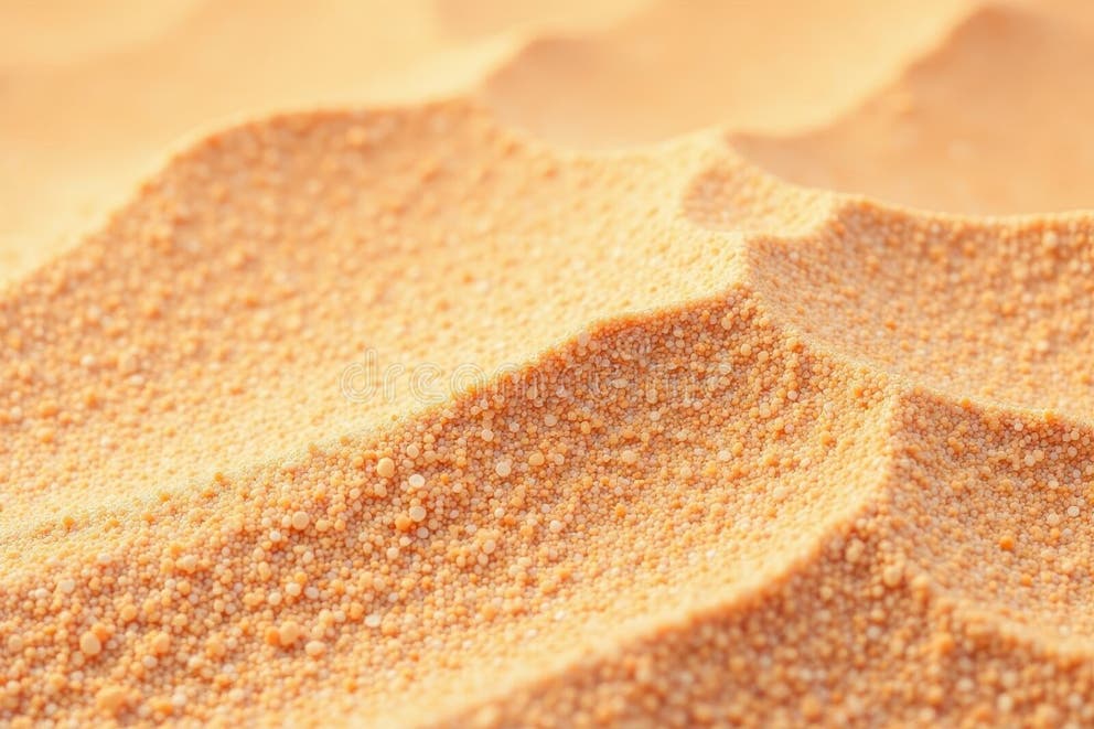 Fine, Light Brown Sand, Subtle Ripple Texture, Texture, Photo Stock ...