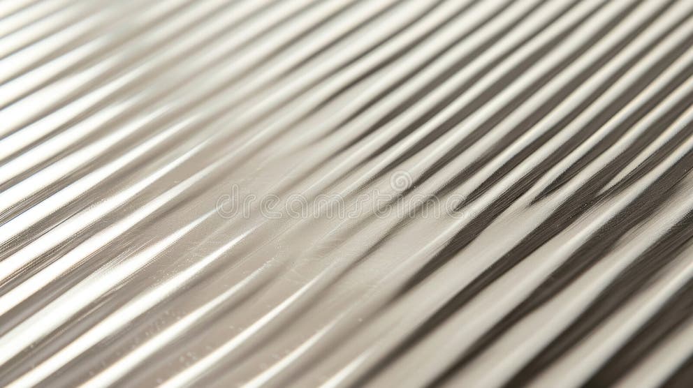 The Fine Linear Ridges on this Embossed Aluminum Give it a Subtle yet ...