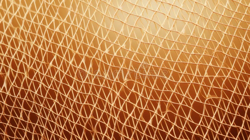 Fine Lines and Delicate Curves: a Brown Netting Background Illustration ...