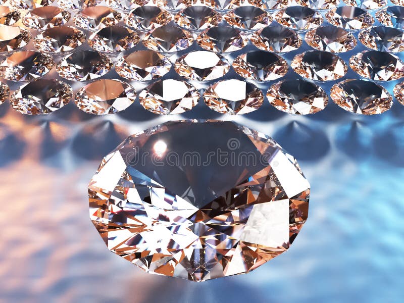 Fine Luxury Diamond Jewellery Stock Illustration - Illustration of ...