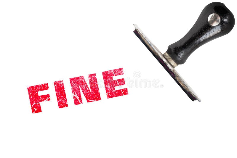 Fine Red Stamp Text on White Stock Photo - Image of heading ...