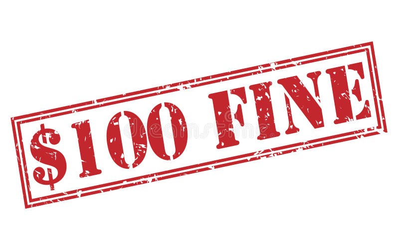 500 Dollars Fine Stamp on White Background Stock Illustration ...