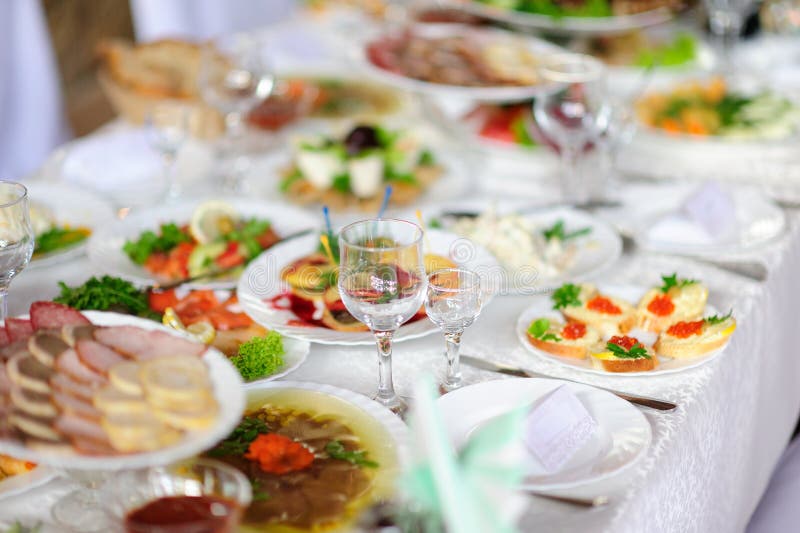 Banquet stock photo. Image of facility, dinner, hall, decorated - 6320882