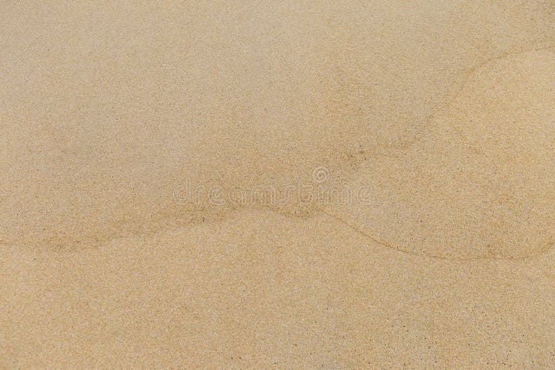 Fine Sand Background, Wave Pattern on Brown Sand Beach Stock Image ...