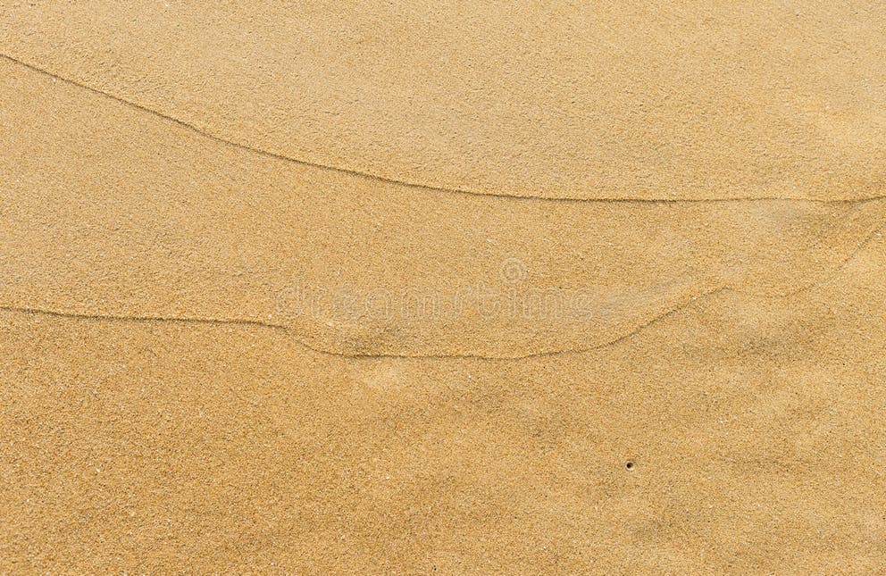 Fine Sand Background with Wave Pattern Stock Photo - Image of sand ...