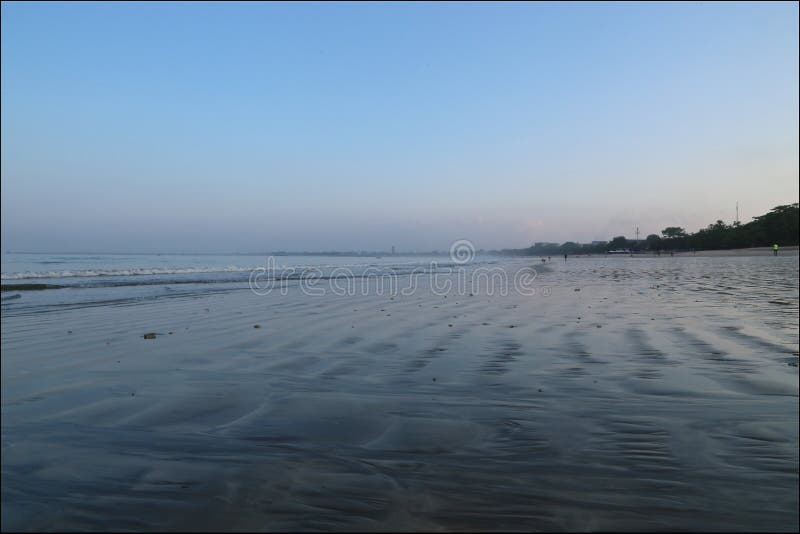Fine Sand after Leaving Wave Texture Background Side View Stock Photo ...