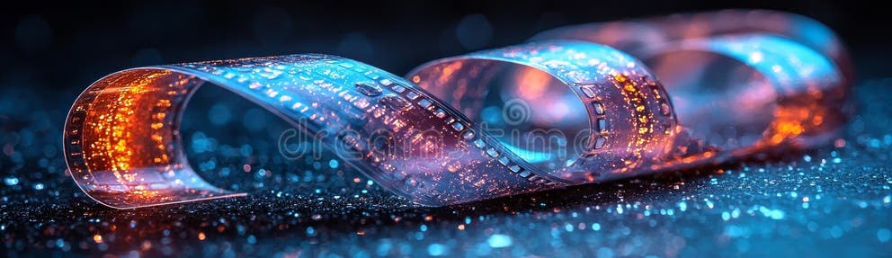 A Fine Scan of an Extended, Blank 35mm Filmstrip with Charming Scanning ...