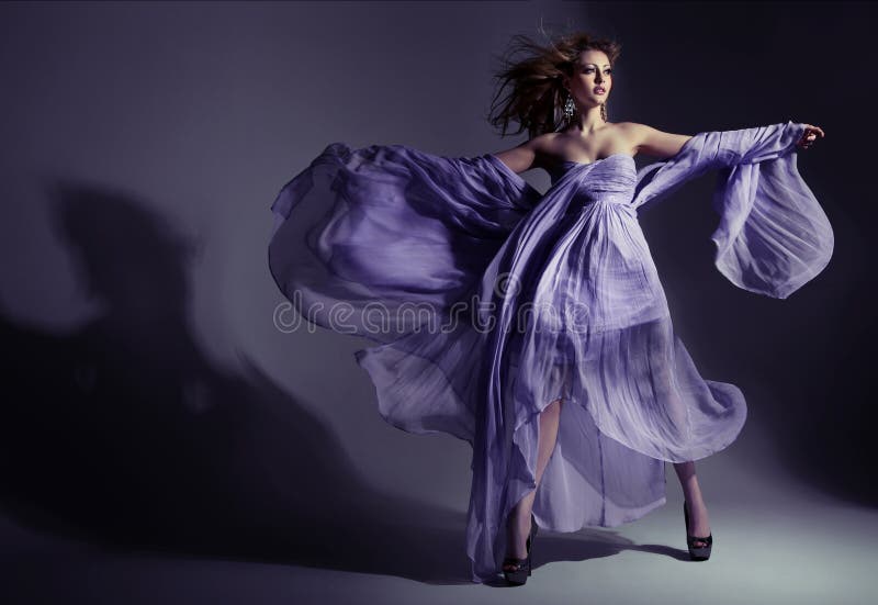 Fine Shoot of an Attractive Brunette Lady Stock Image - Image of ...