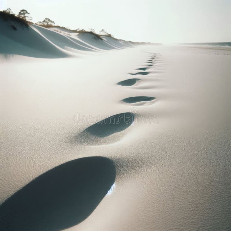 The Fine, Soft Grains of Sand Feel Gentle Underfoot, Inviting Anyone ...