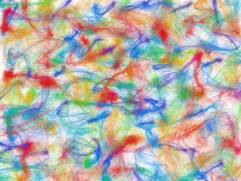 Fine Structure of Colorful Lines Stock Illustration - Illustration of ...