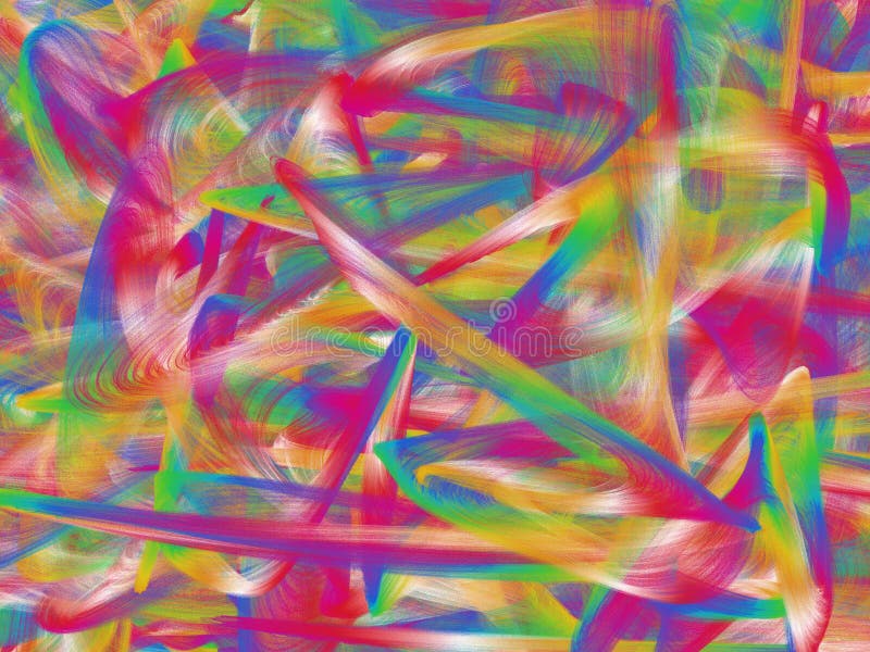 Fine Structure of Colorful Lines Stock Illustration - Illustration of ...