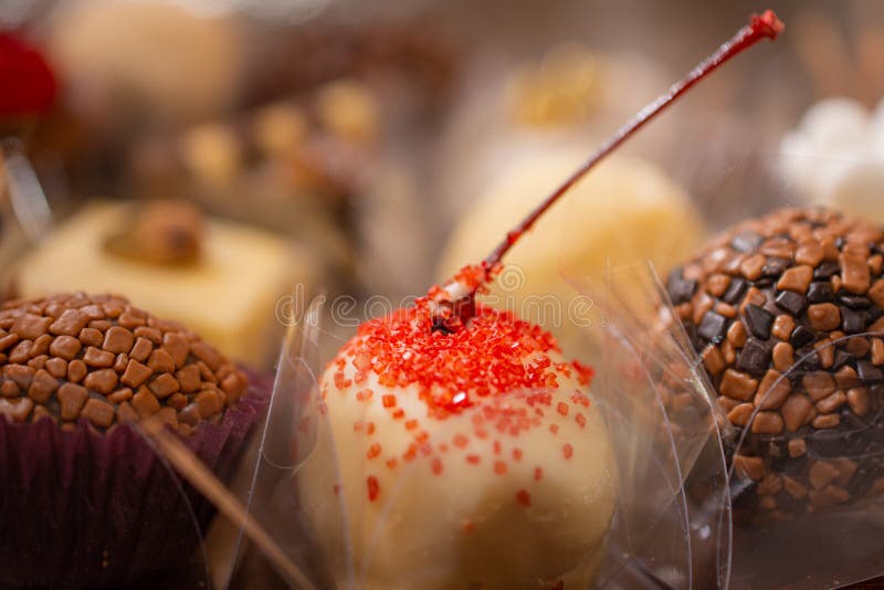 Fine Sweets for Wedding Party. Selective Focus. Stock Photo - Image of ...