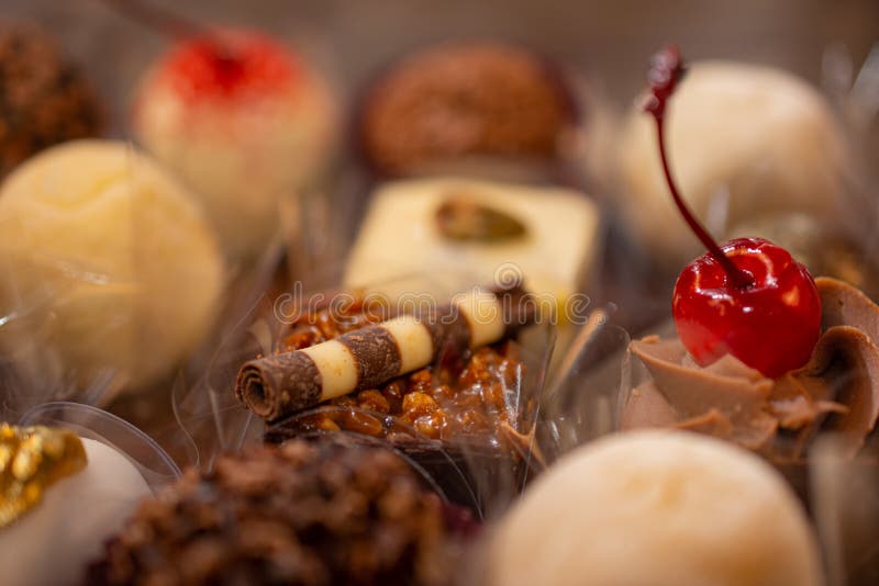 Fine Sweets for Wedding Party. Selective Focus. Stock Image - Image of ...
