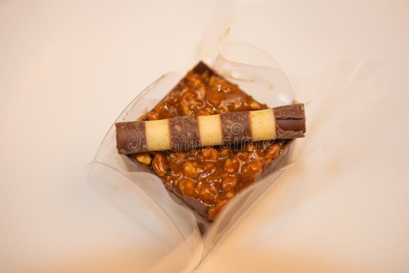 Fine Sweets for Wedding Party. Chocolate and Peanuts. Stock Photo ...