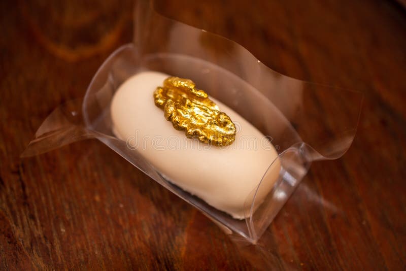 Fine Sweets for Wedding Party. Close Up Stock Image - Image of square ...