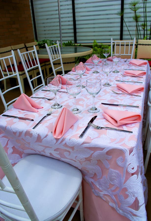 Fine table setting stock image. Image of grass, dining - 258743837