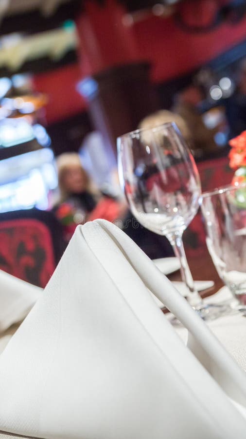 Fine table setting stock image. Image of classical, cafe - 287094035