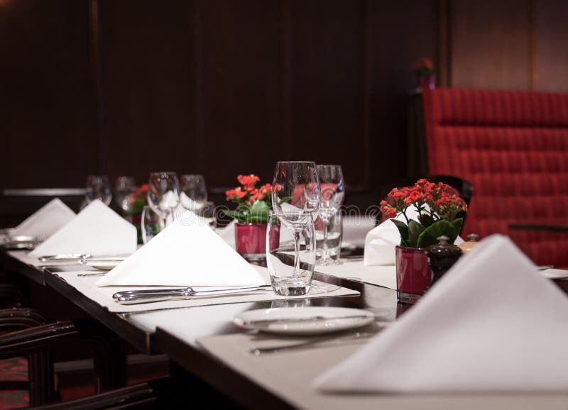 Fine table setting stock image. Image of eating, dishware - 41104337