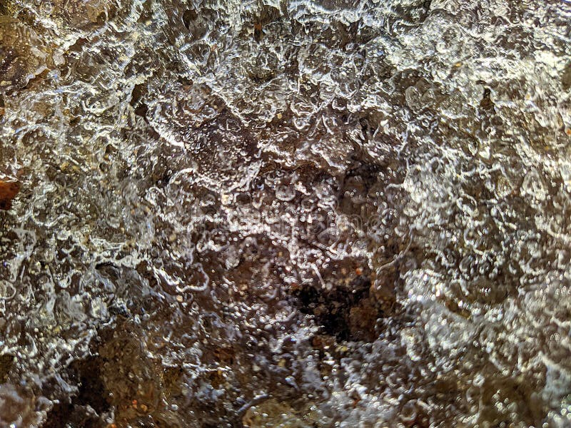 Fine Texture of Melted Snow Closeup Photo. Snow Crust Macro Photo ...