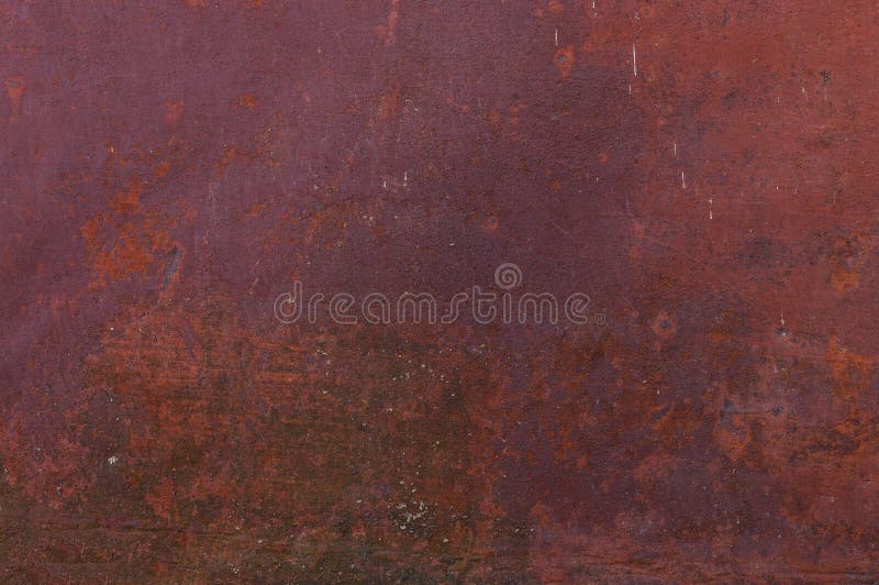Fine Texture of a Rusty Metal Surface Once Painted Red Stock Photo ...