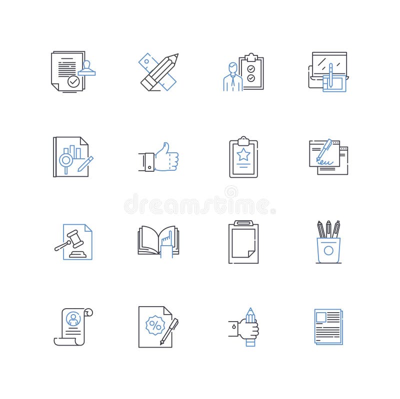 Fine-tuning Line Icons Collection. Adjustment, Optimization ...