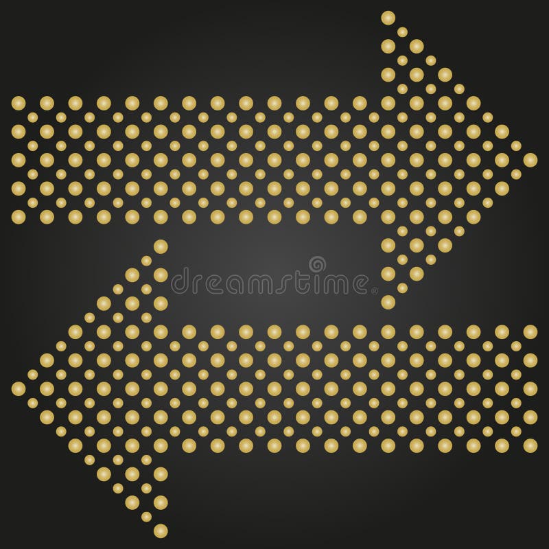 Fine Vector Dotted Arrows for Web and Infographic Stock Vector ...