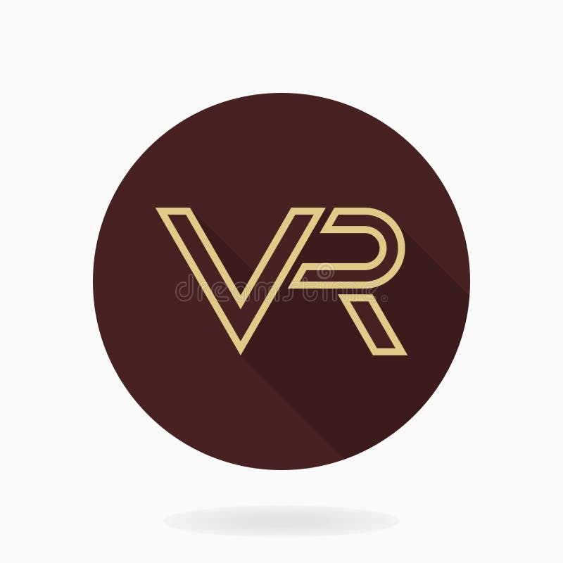Fine Vector Flat Icon with VR Logo Stock Vector - Illustration of ... Fine Vector Flat Icon with VR Logo Stock Vector - Illustration of ...