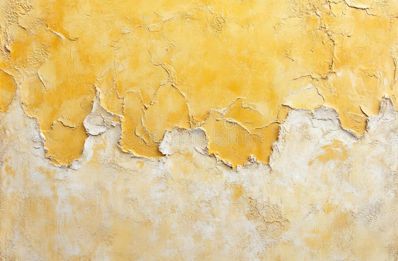 A Fine Wall Painted in Cream Color with Minimal Contrast Stock Image ...