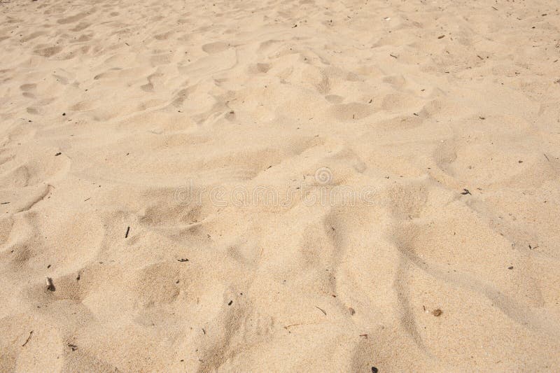 Fine and Warm Sand on a Beach Stock Image - Image of pattern, natural ...