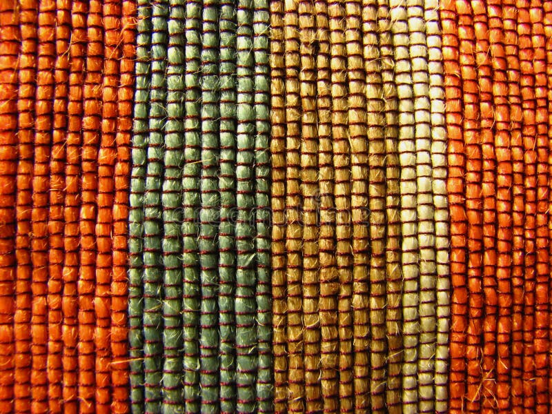 Fine Woven Abaca in Multicolored Stripes Stock Image - Image of string ...