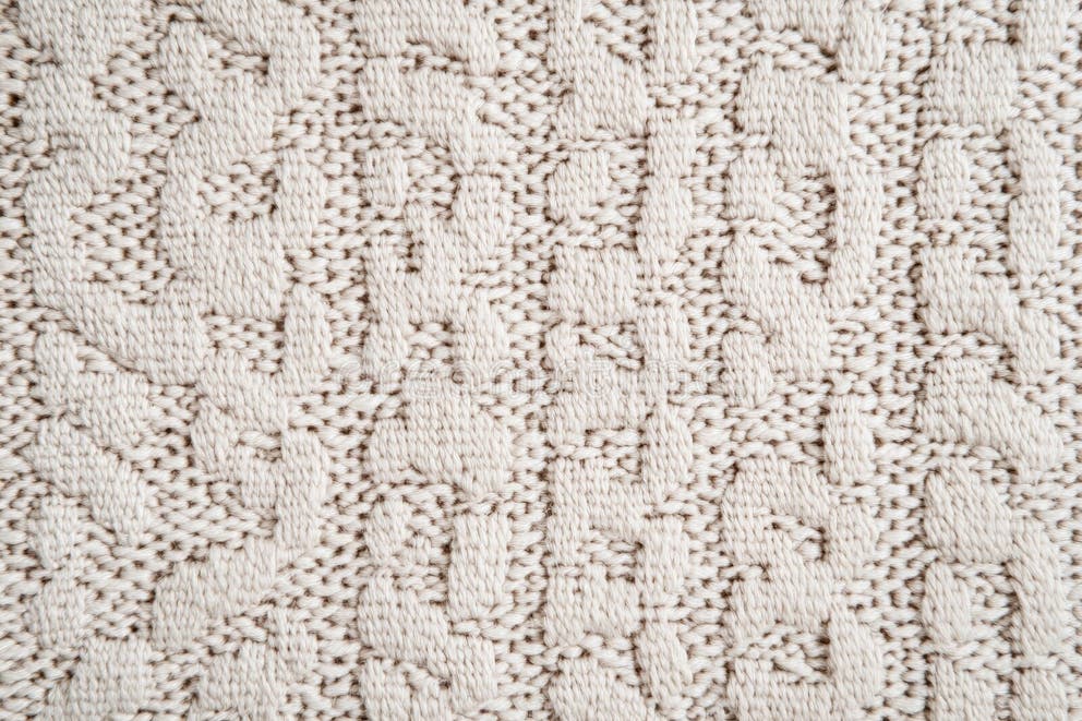 Fine Woven Straw Texture, Light Beige Tones with Detailed Interlocking ...