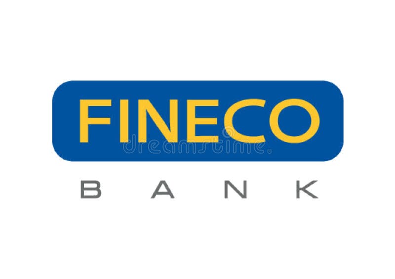 Fineco Bank Logo editorial stock image. Illustration of intesa - 296389889