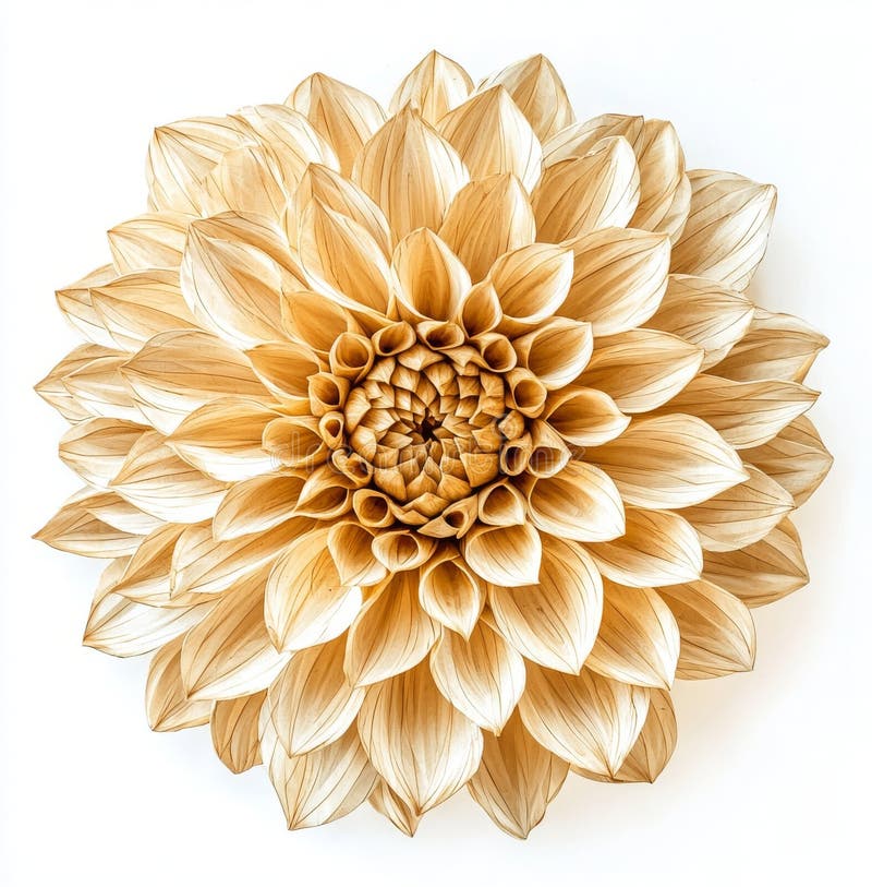 A Finely Crafted Wooden Flower, Exemplifying the Highest Level of ...