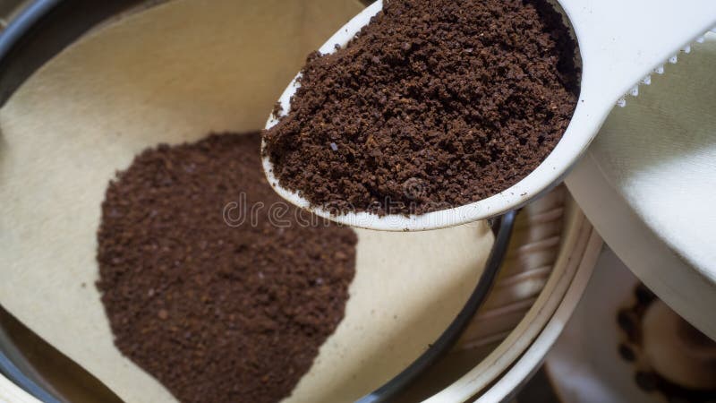 Finely ground coffee stock photo. Image of filter, caffeine - 82060784