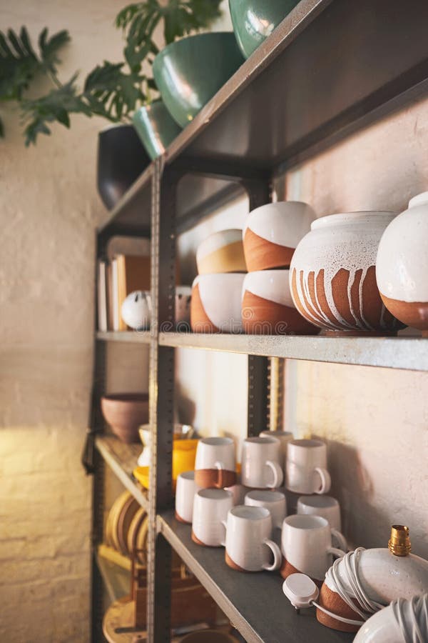The Finest Assortment of Perfectly Made Pots. Various Vases and Pots on ...
