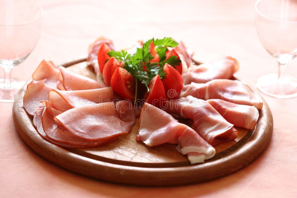 Finest gammon stock photo. Image of jamon, delicious, wooden - 774240