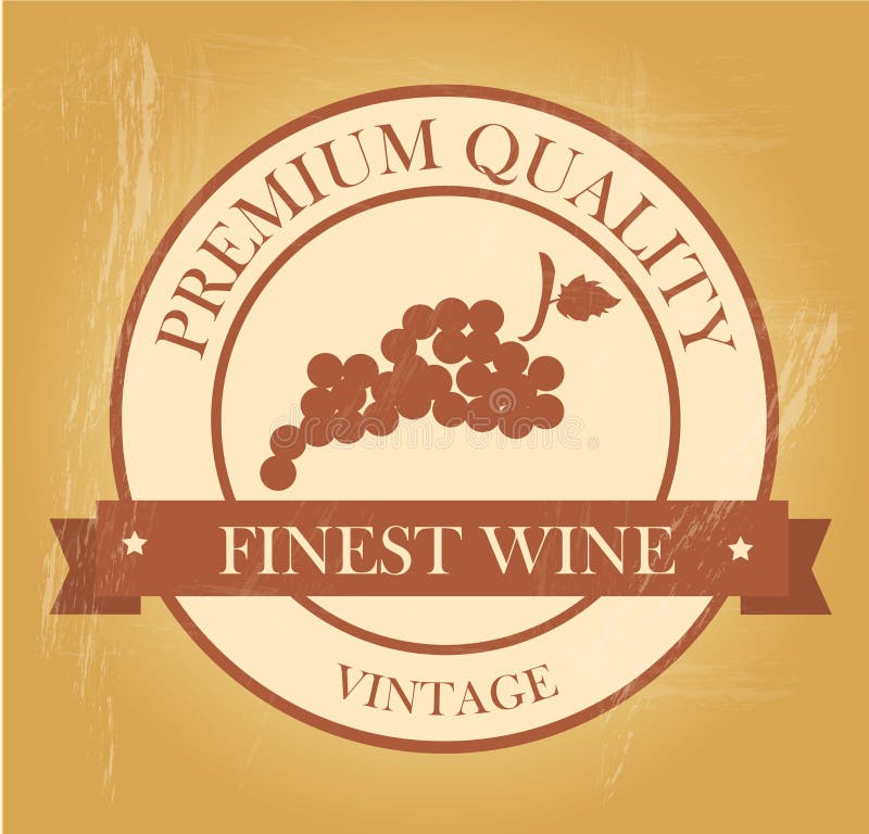FINEST WINE Text on Red Grungy Rectangle Stamp Stock Illustration ...